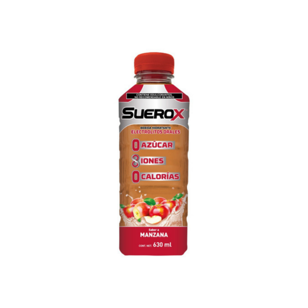 SUEROX 8 IONES MANZANA 630ML – Catálogo Mi Pase MX